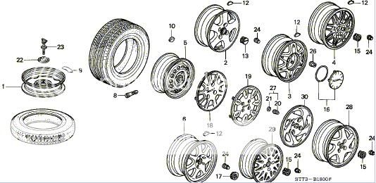 Stock Integra Wheels | Team Integra Forums